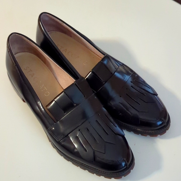 Staccato | Shoes | Staccato Fringe Loafer Black Size 4 Us 9 | Poshmark